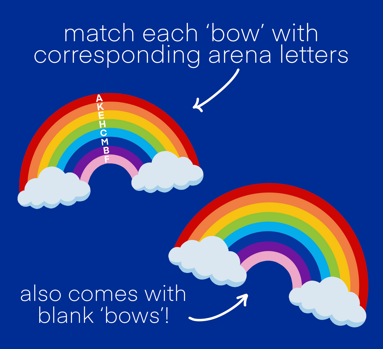 Build A Rainbow Game for Adaptive/Therapeutic Riding – Teaching Aids ...