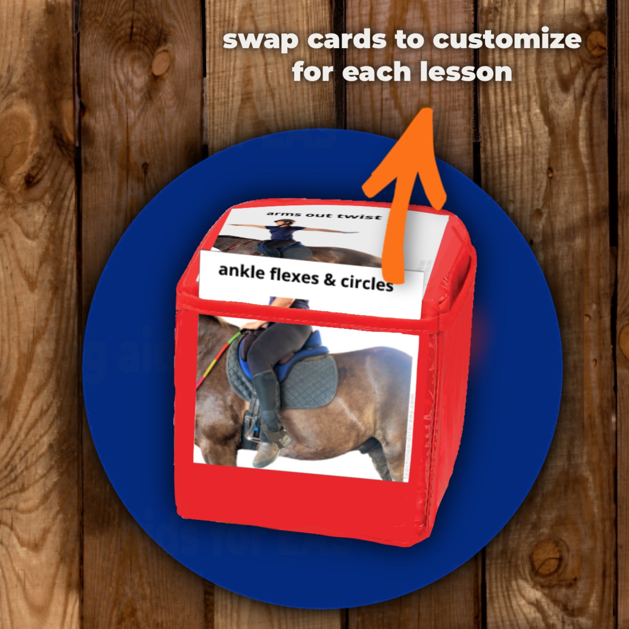 fillable activity cube set for adaptive riding lessons - 5 sets ...